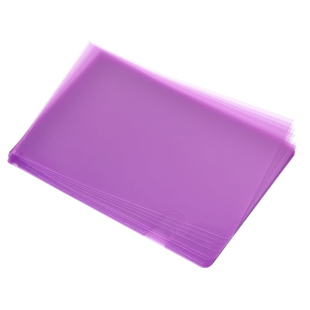 Uxcell L Type Folders A4 Plastic Clear Folder File Jacket Sleeves ...