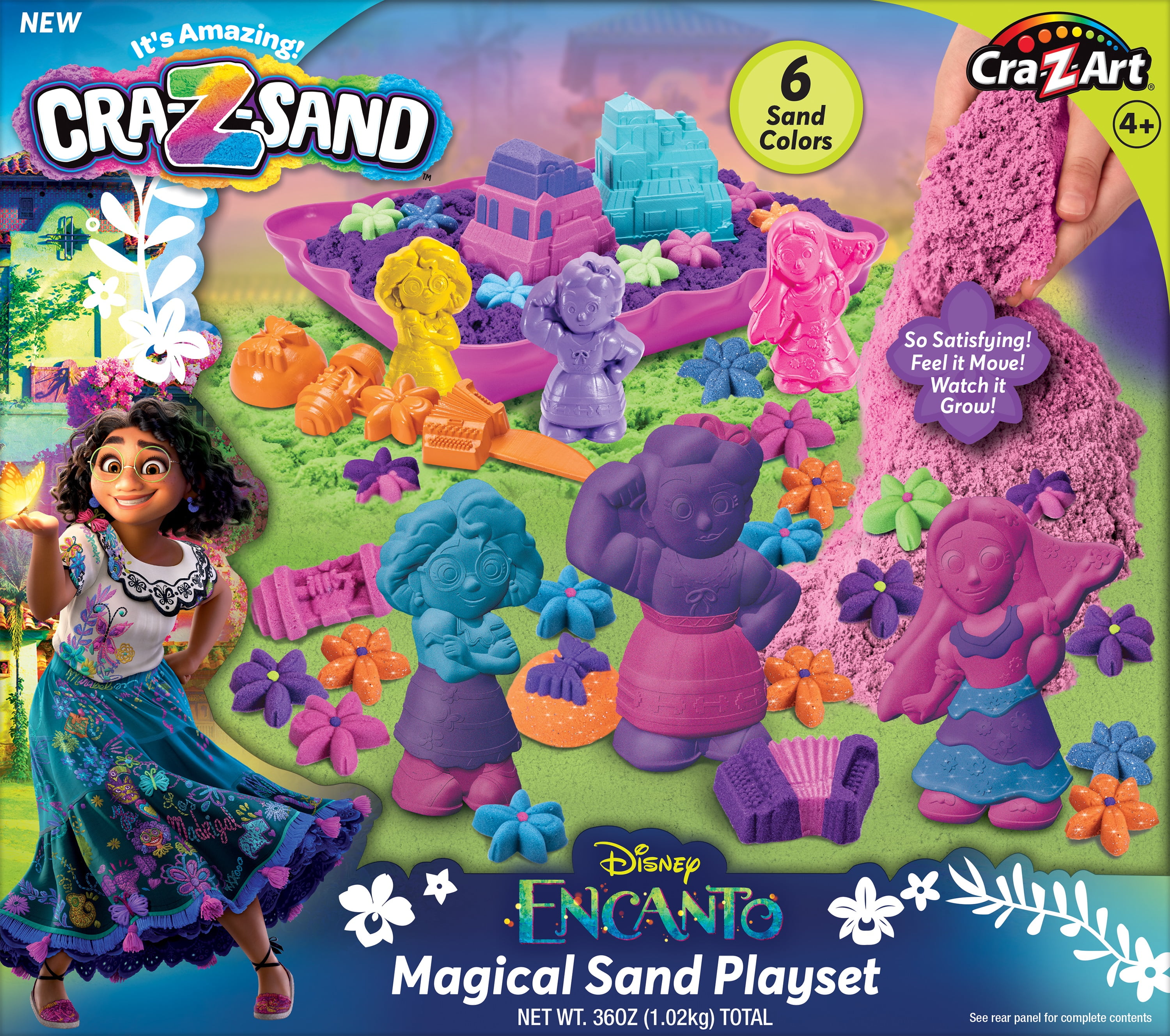 Disney Encanto Cra-Z-Sand Magic Reveal Multicolor Sand Set, 1lb ...