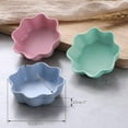 8 Pack Flower-shaped Dipping Dish Bowls Seasoning Plates, Soy Sauce ...