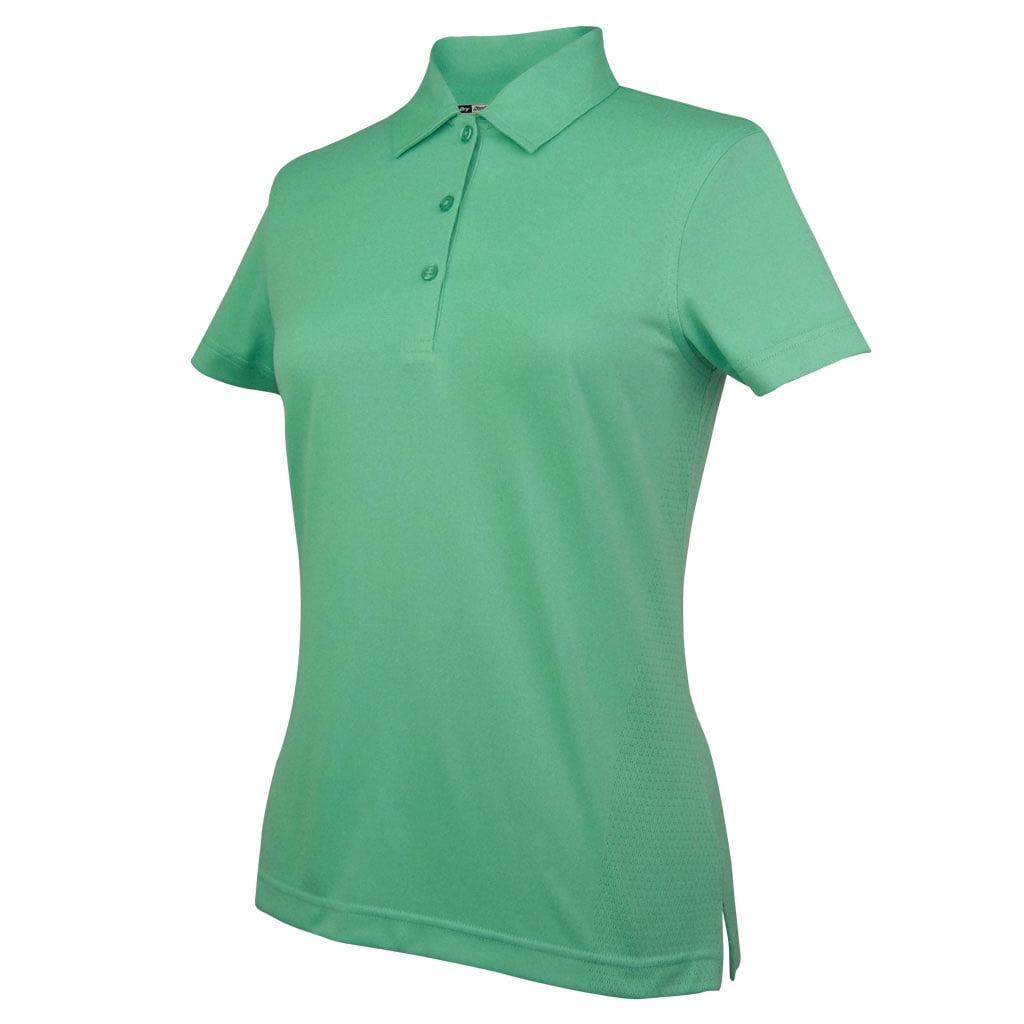 Monterey Club Women's Zone Texture Golf Polo Shirt #2072 - Walmart.com