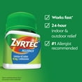 Zyrtec 24 Hour Allergy Relief Tablets with 10 mg Cetirizine HCl, 90 Ct ...