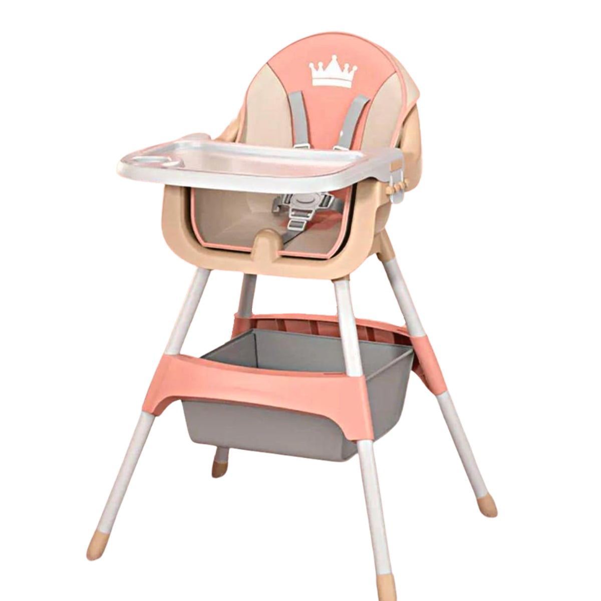 Silla Alta para Bebes MIMA Silla Periquera de Madera Rosa | Walmart en ...