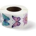 1 Roll Self-Adhesive Paper Gift Tag Stickers for Party Decorative ...