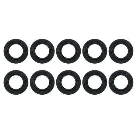 Garosa Rubber Crankshaft Oil Seals,10Pcs Crankshaft Oil Seals Rubber ...