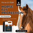 Zone Protects Horse & Rider Fly & Insect Picaridin Spray, gal, 12 hrs ...