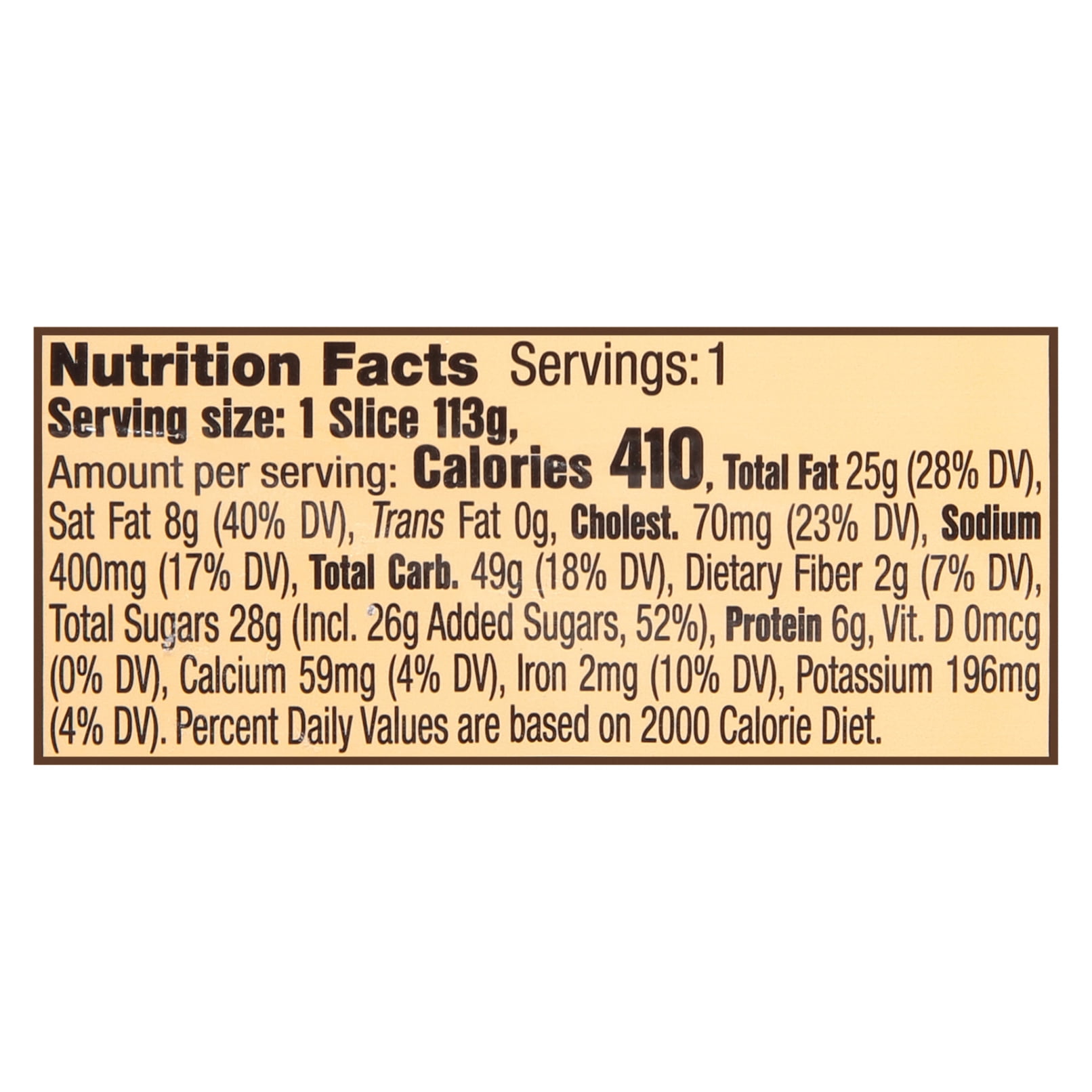 Bon Appetit Bakery Bon Appetit Cake, 4 oz - Walmart.com