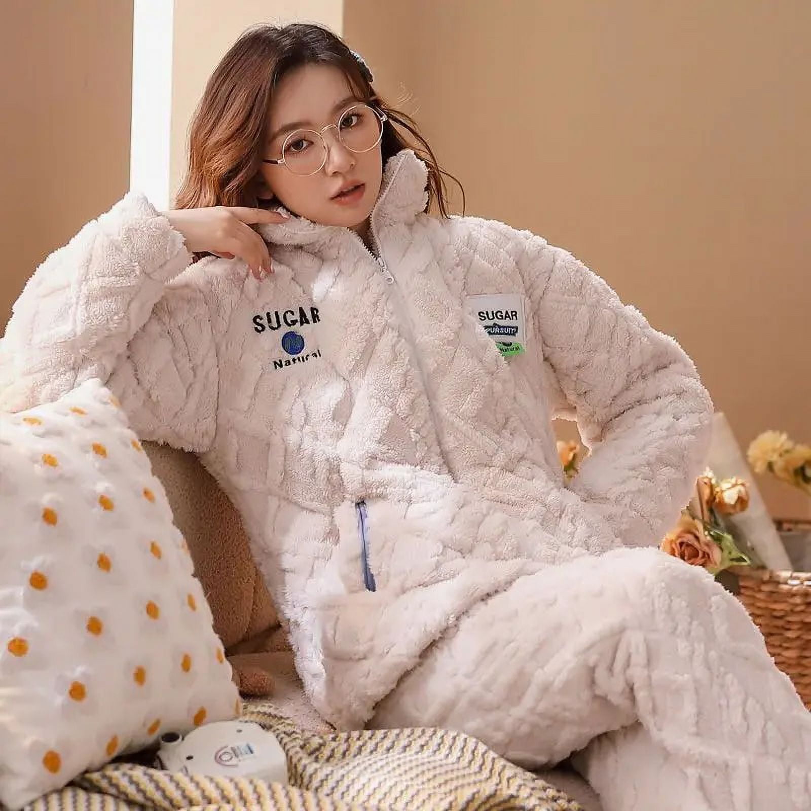 Click here for Nobrand 2023 New Sleepwear Women Autumn Winter Paj... prices