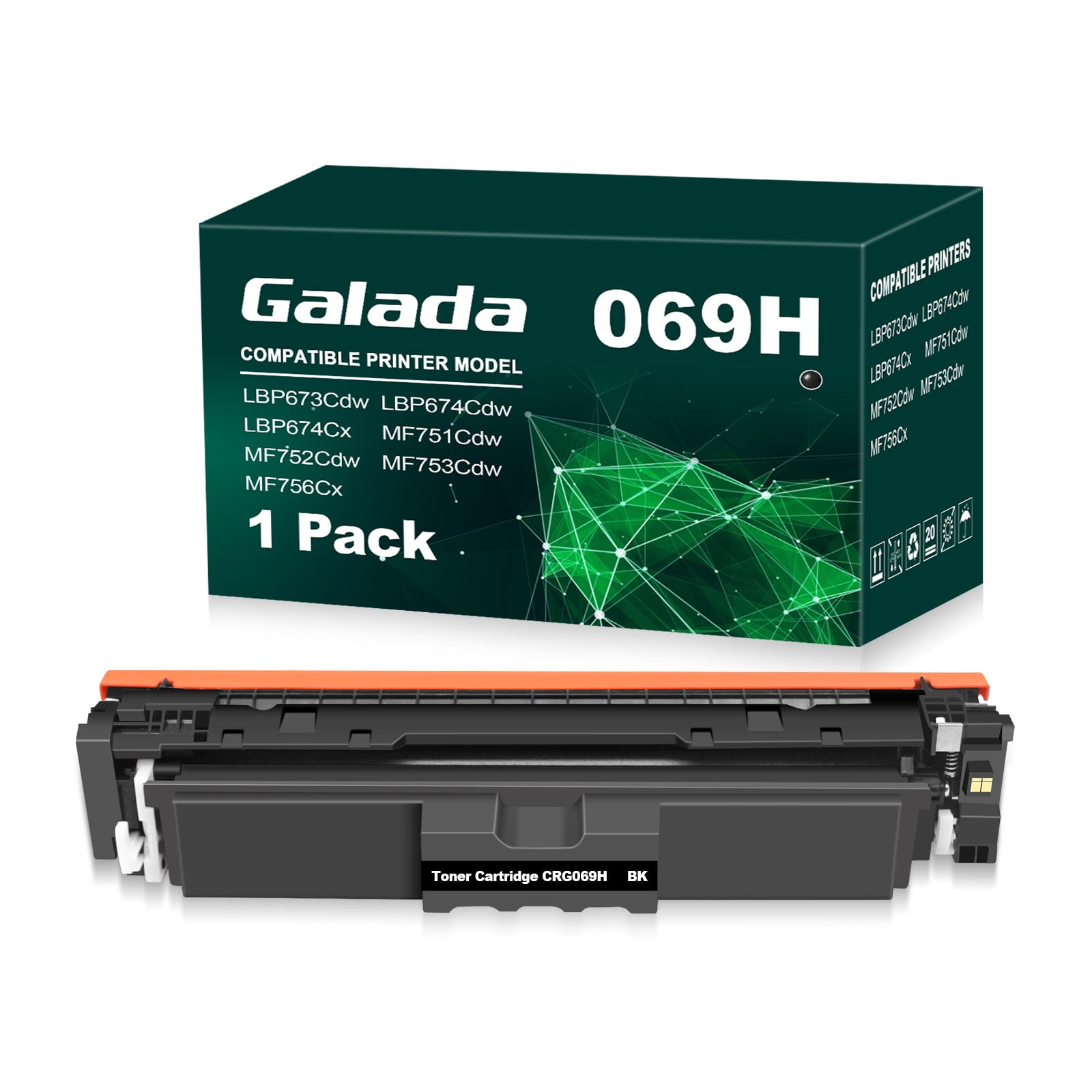 High Yield 069H 069 Black Toner Cartridges (with Chip) Replacement for ...