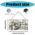 Farmhouses Wood Plaque with Uplifting Family Messages for Living Room ...