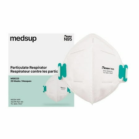 Medsup - NIOSH N95 Particulate Respirator, 20 masks - Walmart.ca