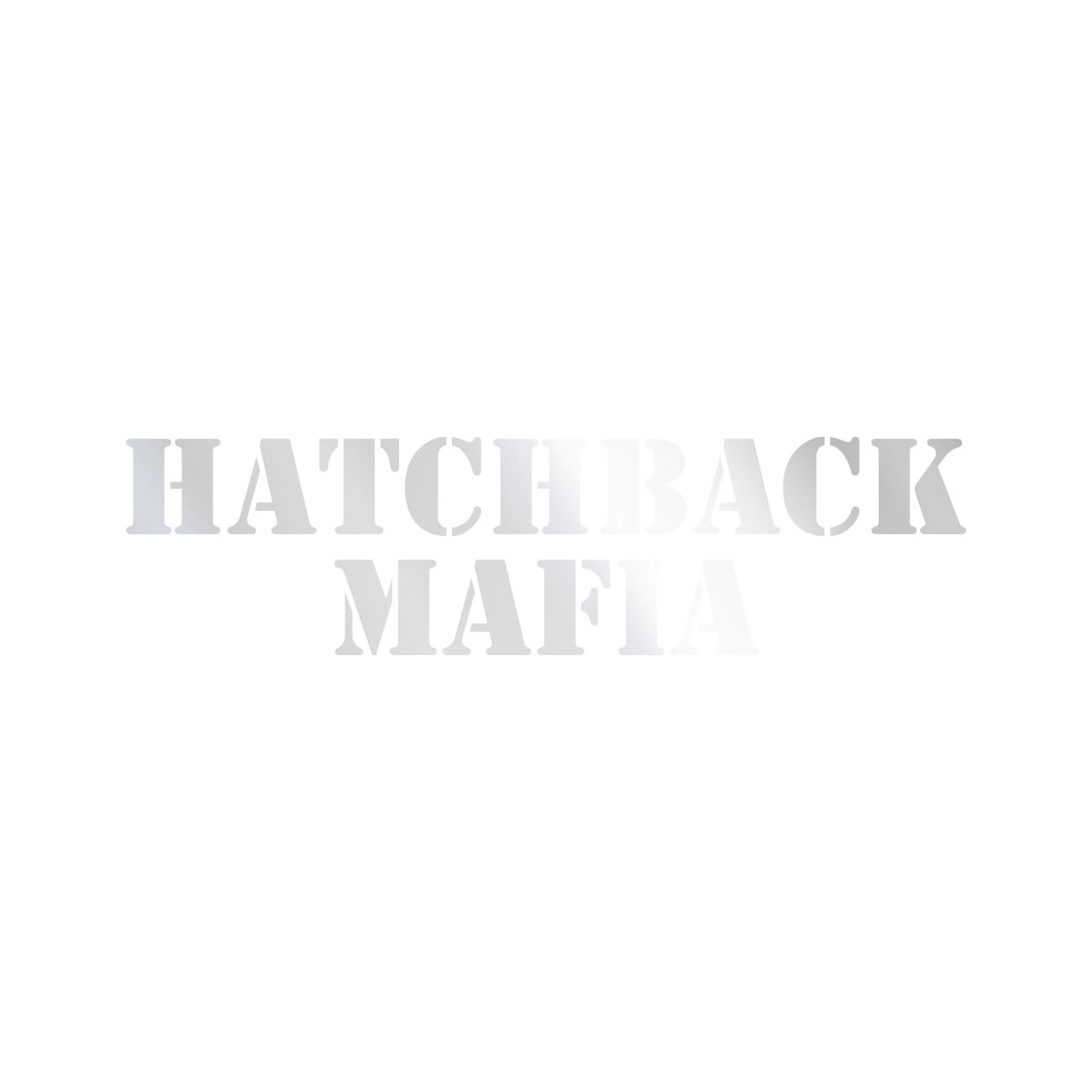 Hatchback Mafia Sticker Decal Die Cut - Self Adhesive Vinyl ...