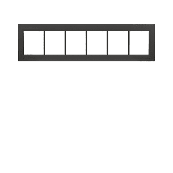 60"x12" Double Pane White Vinyl Transom Window Low-E Glass, Argon Gas ...