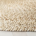 SAFAVIEH Natural Fiber William Solid Braided Jute Area Rug, Natural ...