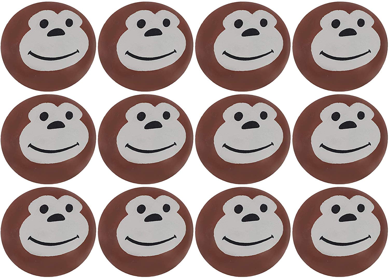 12 Pack of Adorable Little Monkey Squeeze Squish Toy - Walmart.com