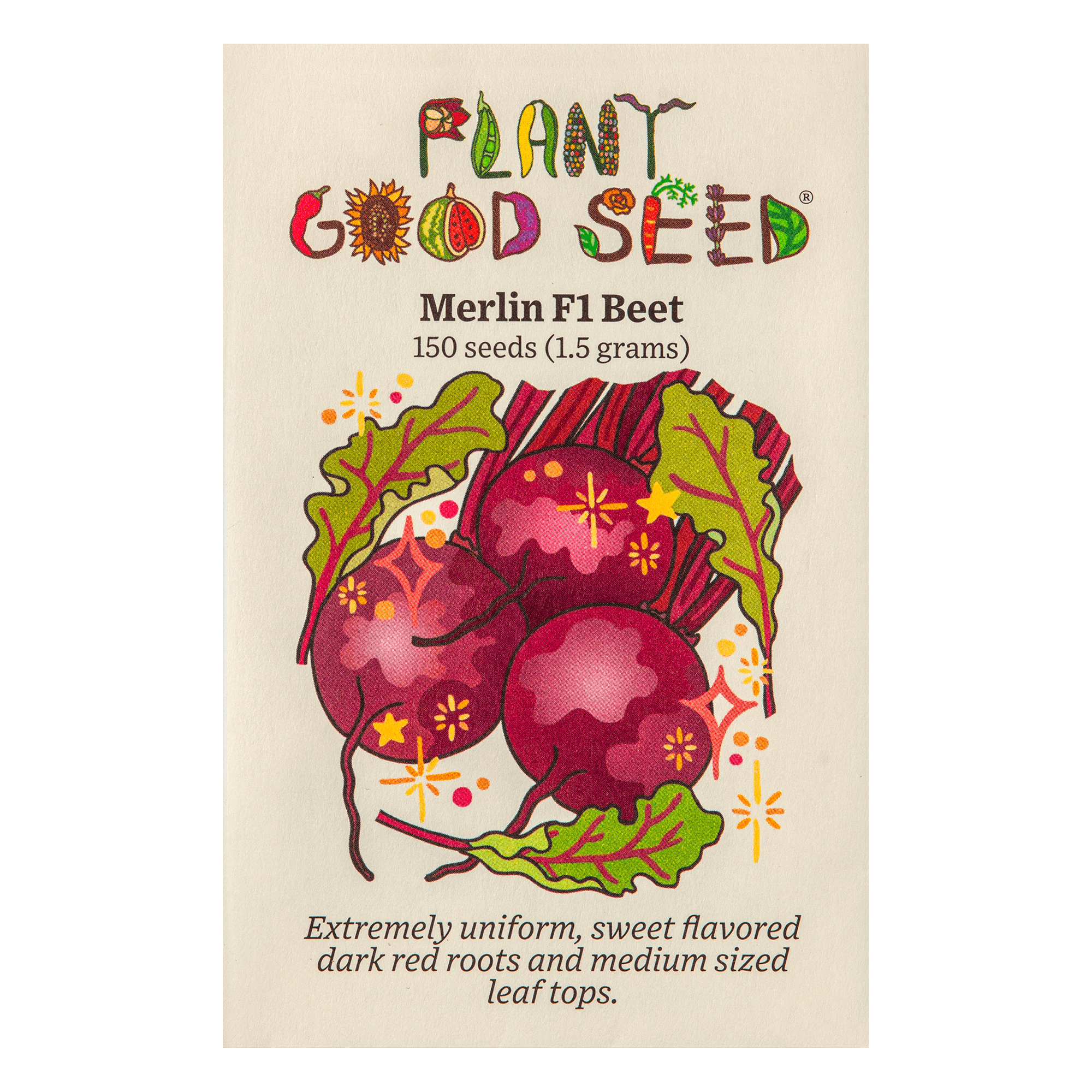 Merlin F1 Red Beet Seeds - Walmart.com