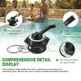 272531 Hi-Flow Top Valve Assembly Kit Fit for Sand Dollar Pool & Spa ...
