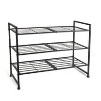 Mainstays 10 Tier 60 Pair Metal and Mesh Rolling Shoe Rack - Walmart.com