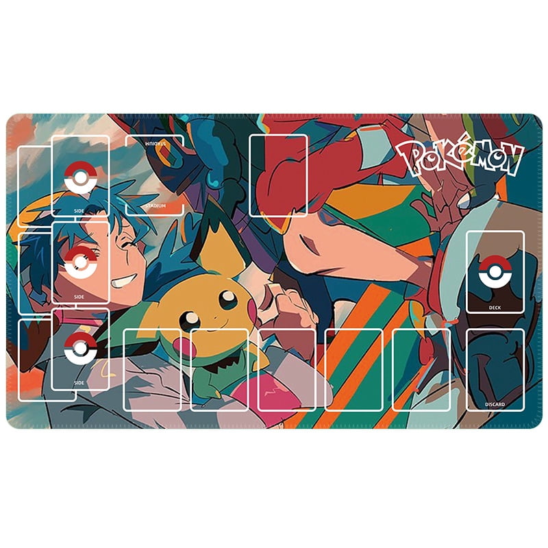 60*35*0.2cm Anime GAME PTCG Dedicated DIY Card Playmat Battle Against ...