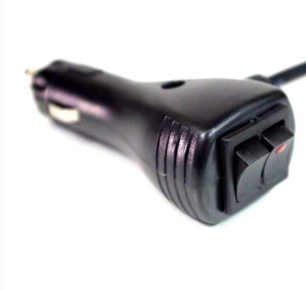 Furulu 12V 10ft Car Truck 3 Wire Cigarette Socket Plug Connector On Off ...