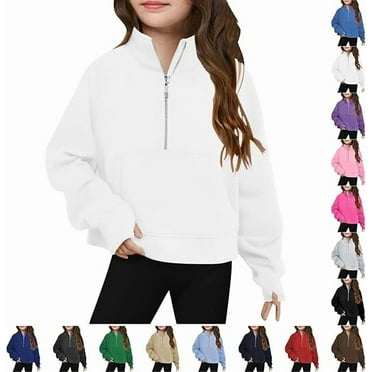 dazeni Fall Winter Hoodies for Teen Girls Cute Trendy Youth Long Sleeve ...