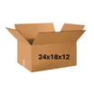 Supplyhut 25-Pack 12x4x4 Corrugated Cardboard Boxes, Brown, Shipping ...