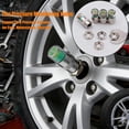 Car Tire Pressure Monitor Valve Stem Caps,Sensor Indicator 3 Color Eye ...
