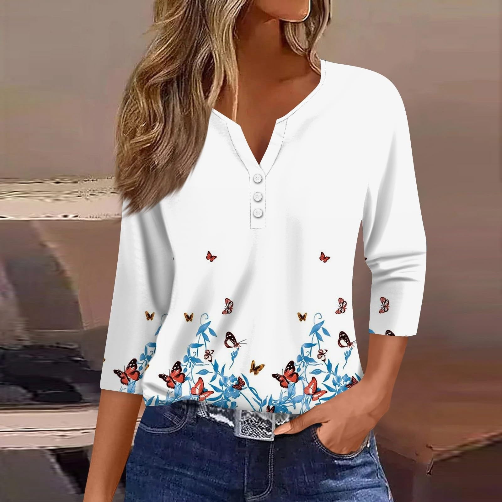 Click here for Xiaowwww Loose Tunic Long Plaid Shirts For Women L... prices