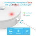 TOOWELL Motion Sensor LED Ceiling Light Rechargeable with USB Cable ...