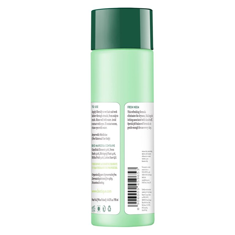 Biotique Bio Neem Margosa Anti Dandruff Shampoo And Conditioner ...