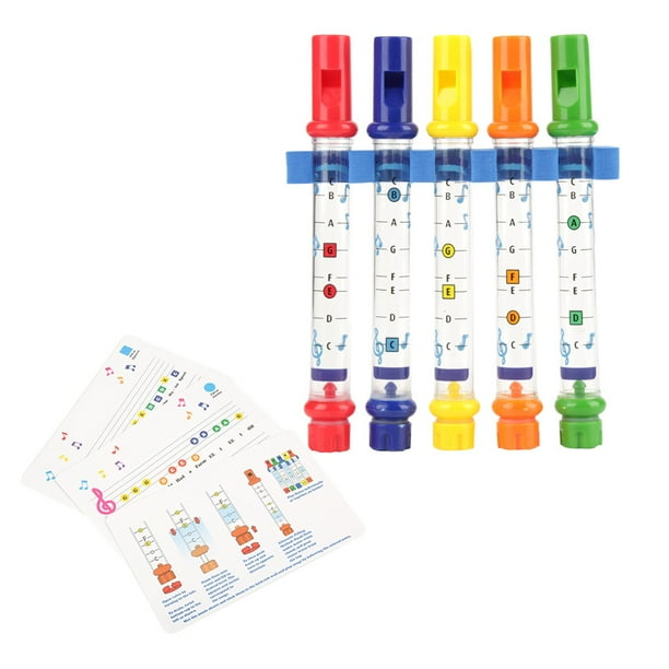Water Flutes Toy,5Pcs/Set Kids Colorful Water Water Flutes Musical Toy ...