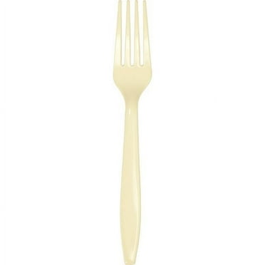 Touch of Color Premium Plastic Forks, Glittering Gold, 24 Ct - Walmart.com