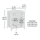 Sauder Cannery Bridge Nightstand, Milled Cherry Finish - Walmart.com