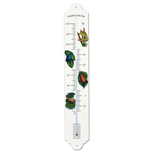 French Enamel Style Outdoor Thermometer Frogs - Walmart.com