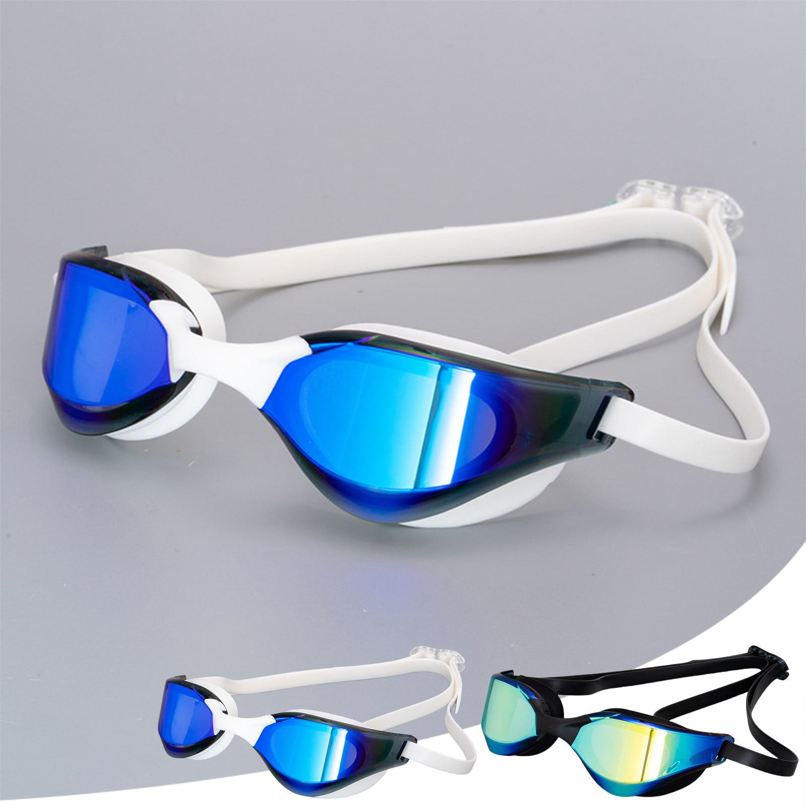 Gafas de natación para adultos con lentes transparentes | Gafas de ...