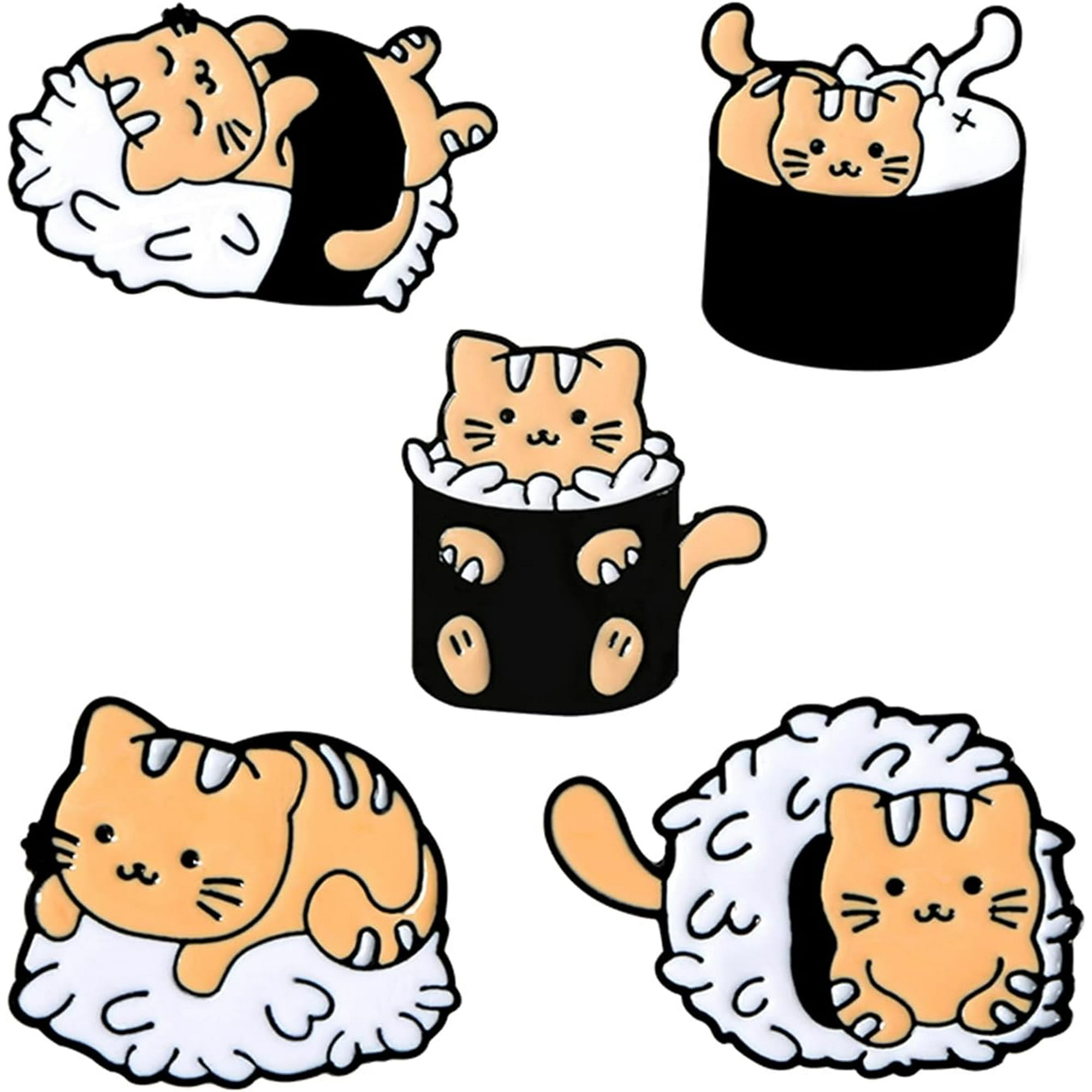 Click here for Laicaiw Cute Cat Enamel Pins For Backpacks Cat Sus... prices