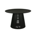 Saltoro Sherpi Ridge Handcrafted 47 Inch Round Dining Table, Mango Wood ...