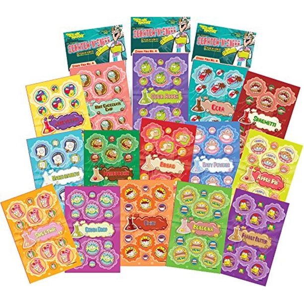 Scratch Sniff Sticker