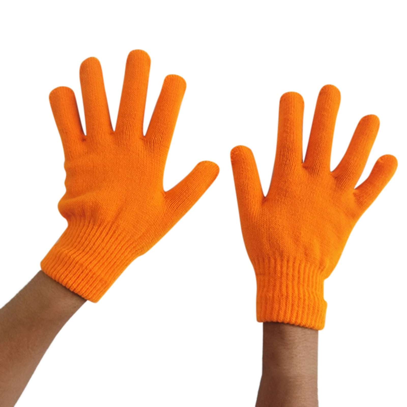 Click here for Gpoecd Unisex Knitted Winter Gloves Warm Five Fing... prices