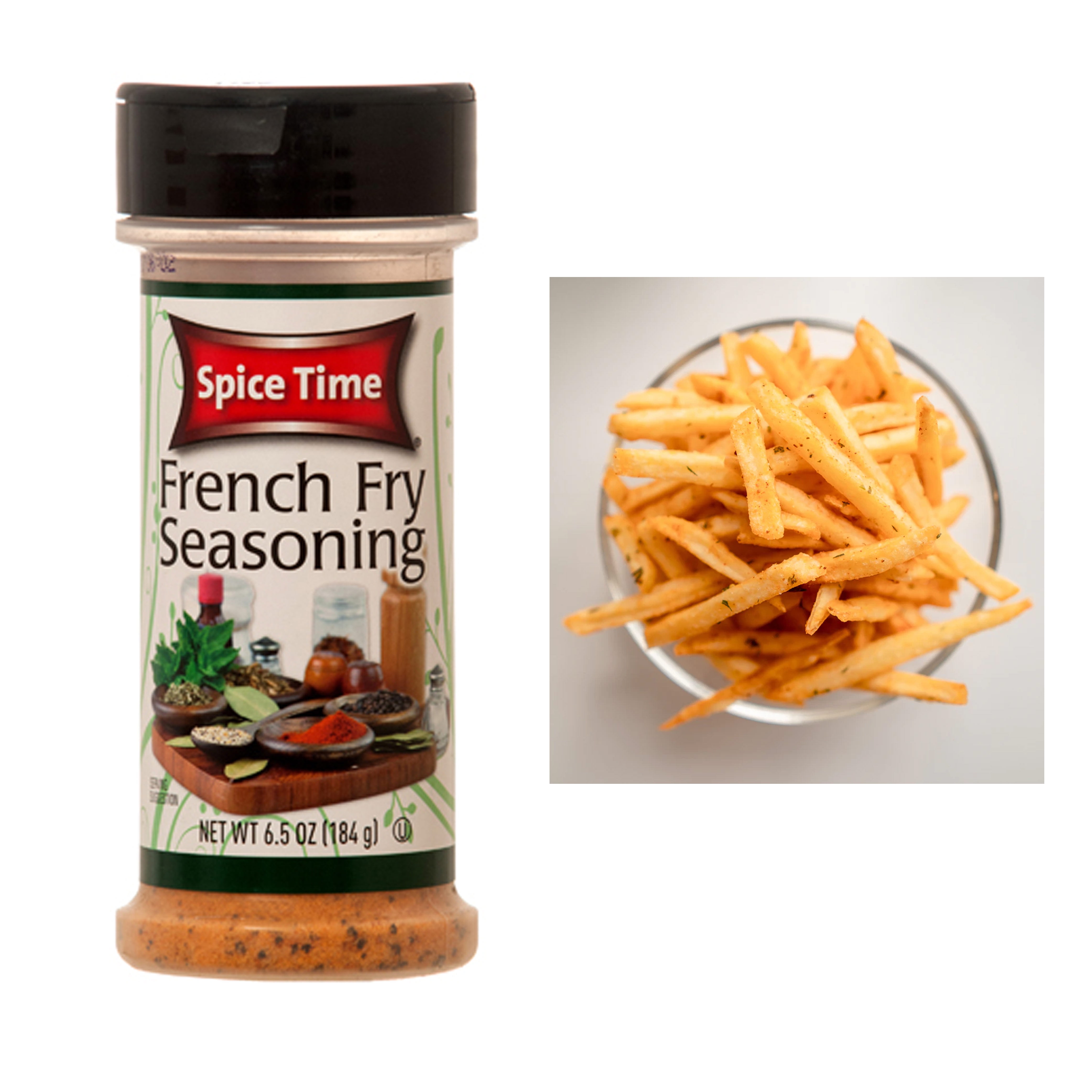 French Fry Seasoning 6.5 Ounce Jar Seasoned Fries Cooking Dry Rub Meats ...