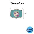 Axolotl Head Floral Flowers Small Travel Handbag Pill Box Case ...