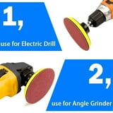 30-Piece Drill Bit Sanding Attachment Sandpaper 60/80/100 and 5 inch ...