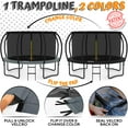 JUMPZYLLA Trampoline 8FT 10FT 12FT 14FT Trampoline with Enclosure ...
