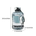 EDHITNR Large Capacity Water Bottle, 1600ml & 2200ml Big Belly Sports ...