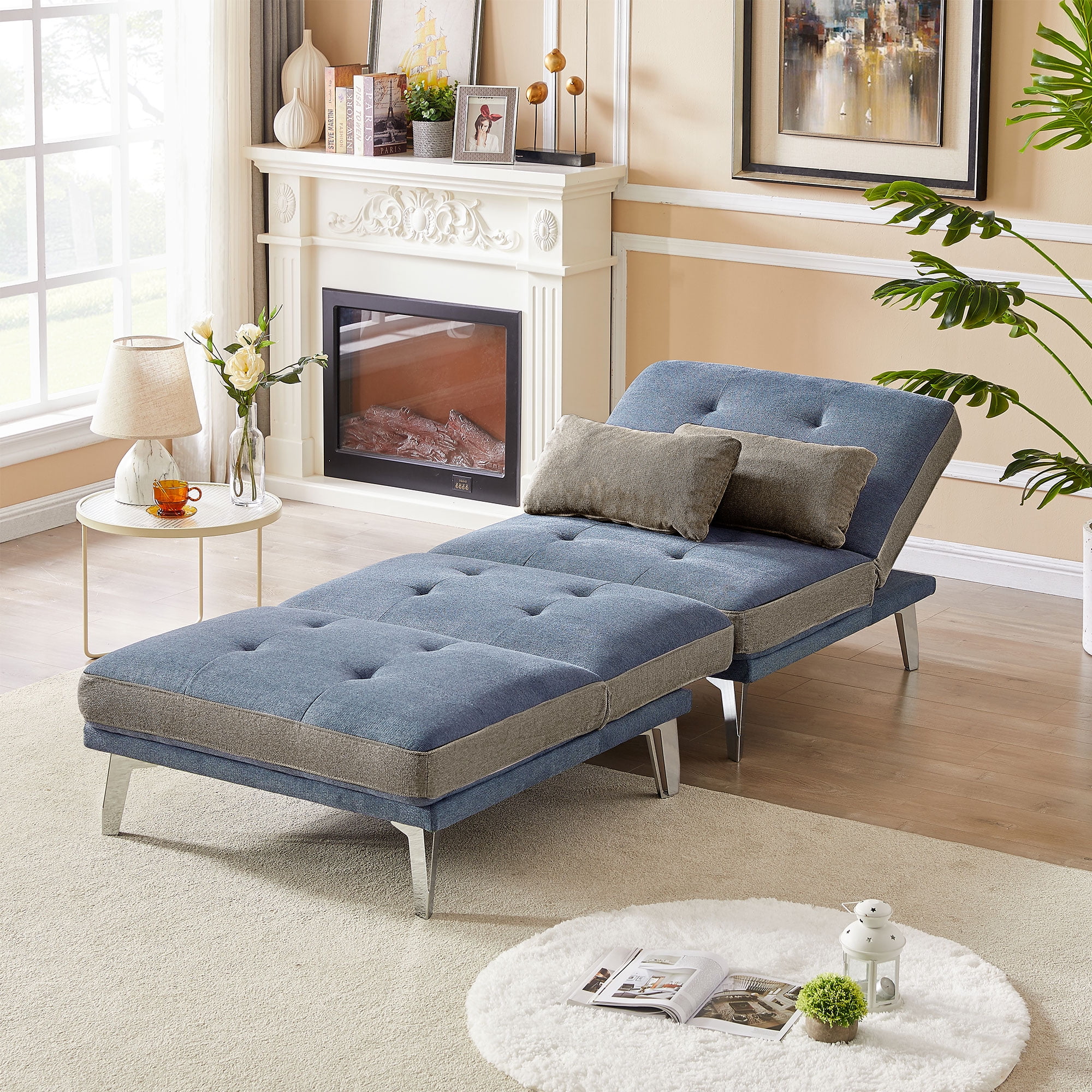 73" Modular Sectional Convertible Sofa Bed for Living Room,Apartment ...
