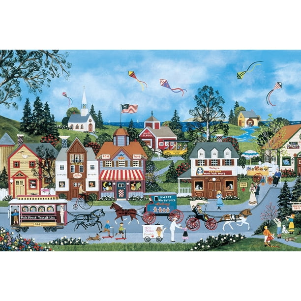 The Life of Riley American Folk Art 1,000 Piece Puzzle - Walmart.com