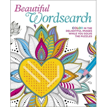 Color Your Wordsearch: Relaxing Large Print Wordsearch : Easy-To-Read ...