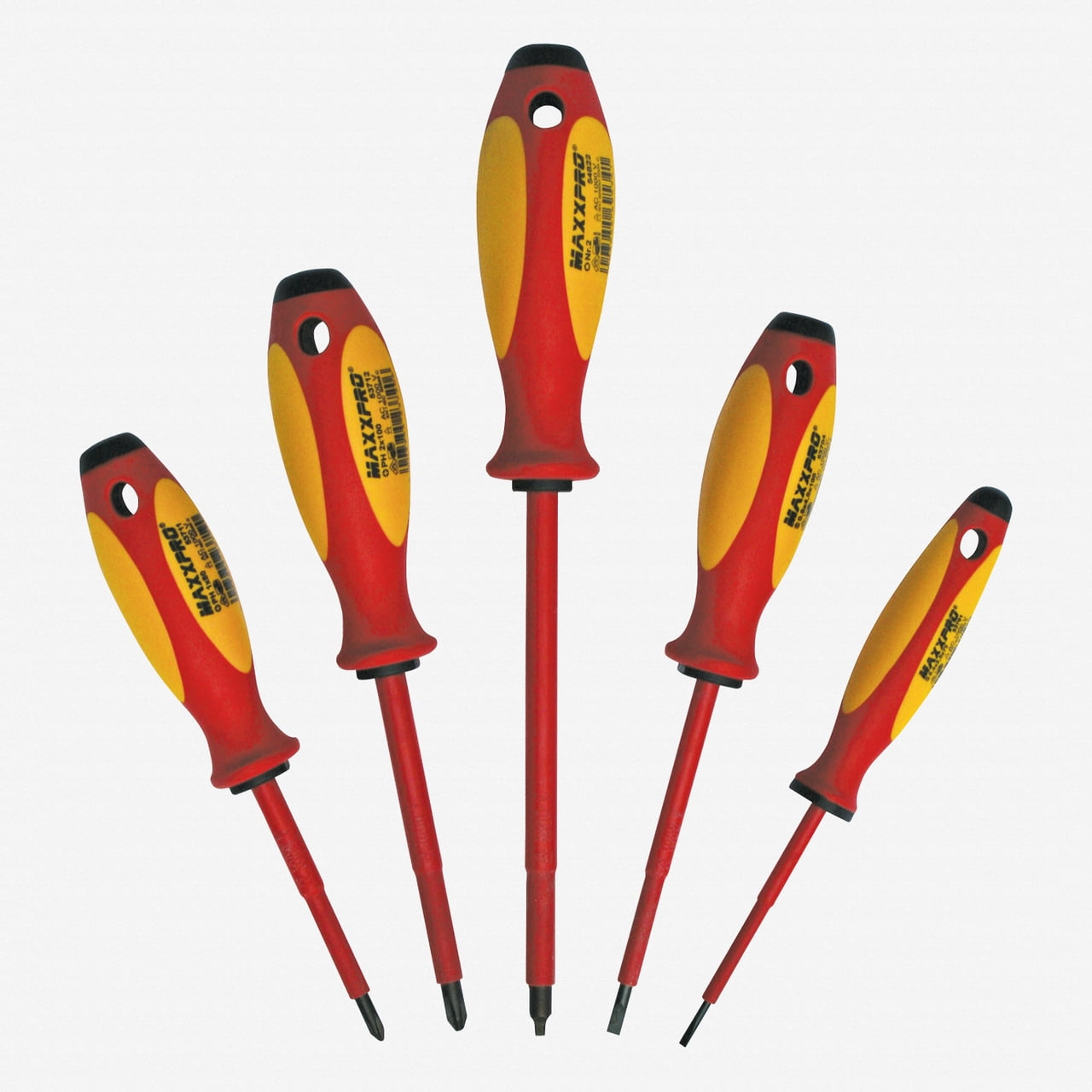 Witte 653739 5 Piece Maxx Insulated Slotted, Phillips, and Square ...