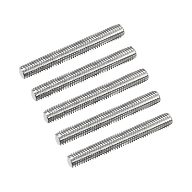Uxcell Fully Threaded Rod M6 x 45mm 1mm Thread Pitch 304 Stainless ...