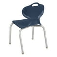 Learniture Profile Series School Desk Chair,14" Seat Height, Navy, Pack ...