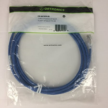 OR-MC609-06 - Ortronics Clarity Category 6 Modular Patch Cord, 9 ft ...